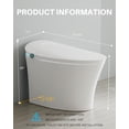 Winzo Smart Toilet With Bidet, One-Piece Elongated, Auto Open/Close ...