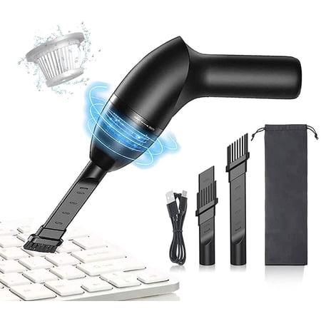 Keyboard Cleaner Computer Vacuum Cleaners Mini Vacuum with LED Light ...