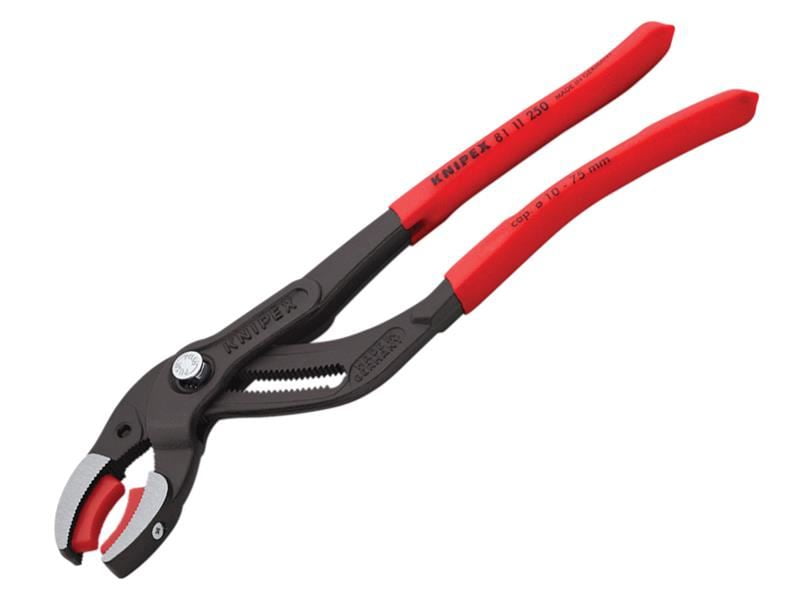 Knipex - Plastic Pipe Grip Pliers Plastic Jaws Black 250mm - Walmart.ca