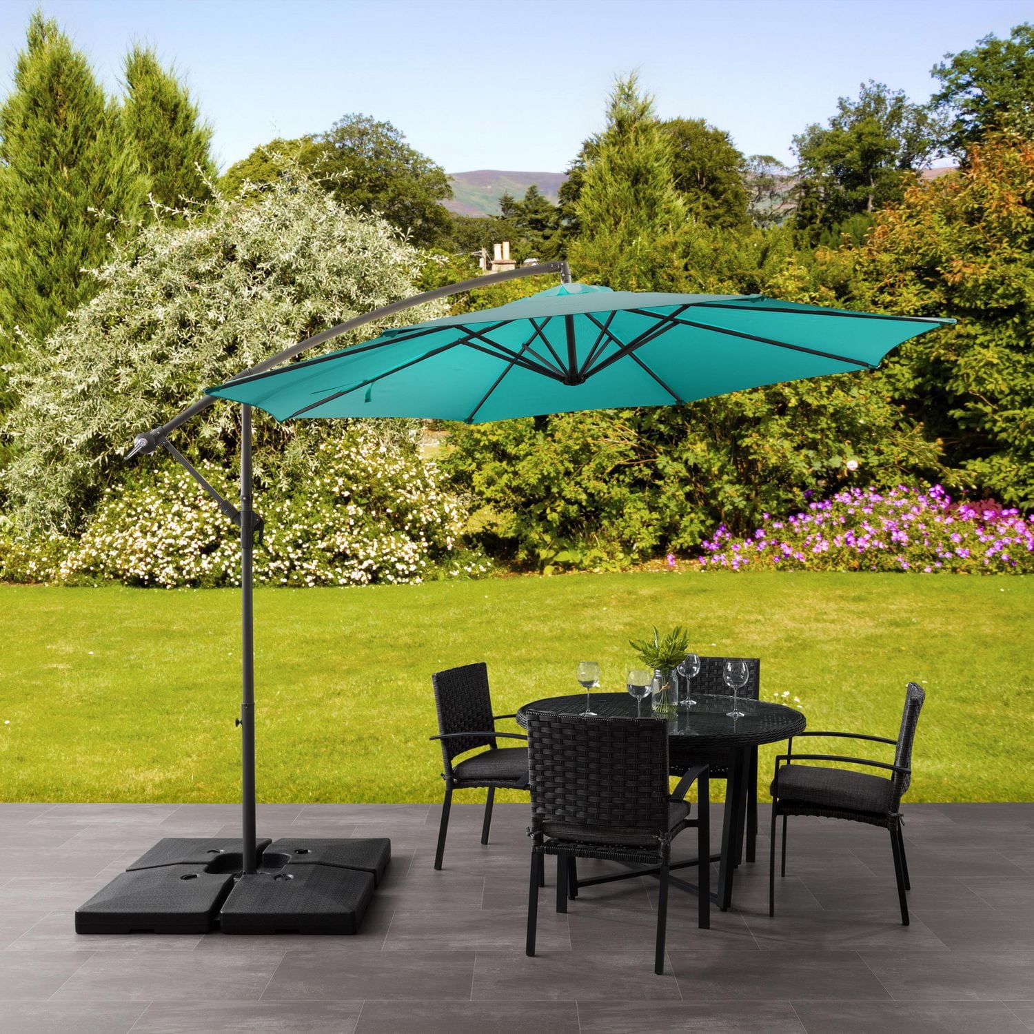 Click here for Corliving 9.5ft Tilting Cantilever Outdoor Patio U... prices