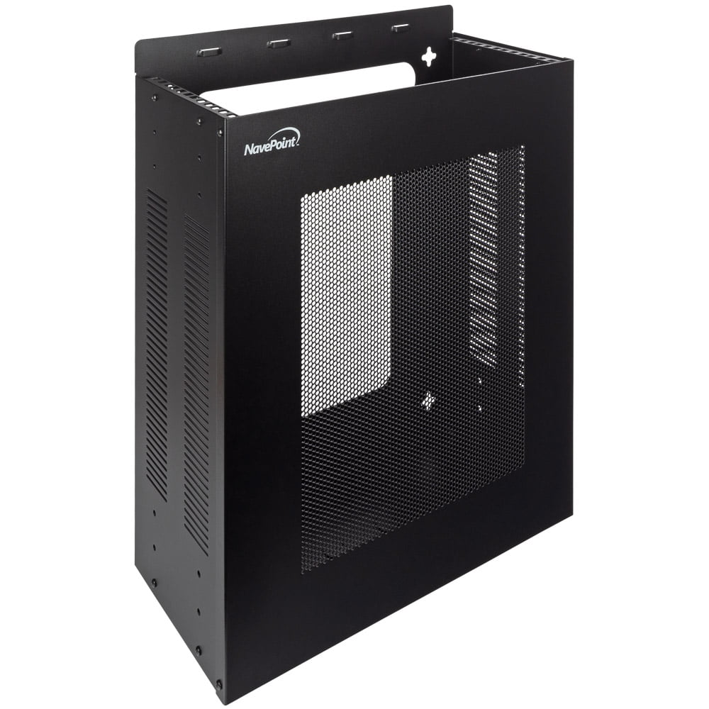 NavePoint 4U Server Rack, Vertical/Horizontal Wall Mountable Rack with ...