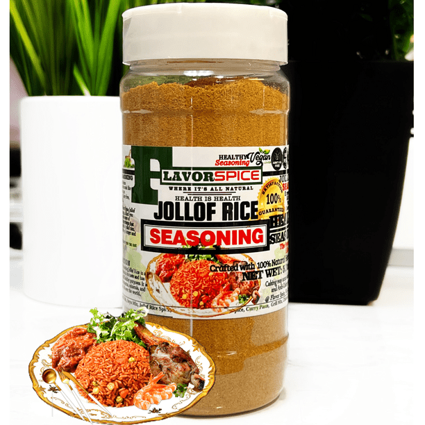 Jollof Rice Seasoning Crafted with 100% Natural Herbs and Spices with ...