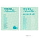 Word Scramble Boy Whale Nautical Baby Shower Games, 20-Pack - Walmart.com
