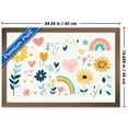 Classroom - Sunshine & Rainbows Wall Poster, 14.725" x 22.375" Framed ...