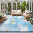 Area Rugs 4'x6'. Blue Sky Carpet Runner Indoor Outdoor Rugs Home Decor ...