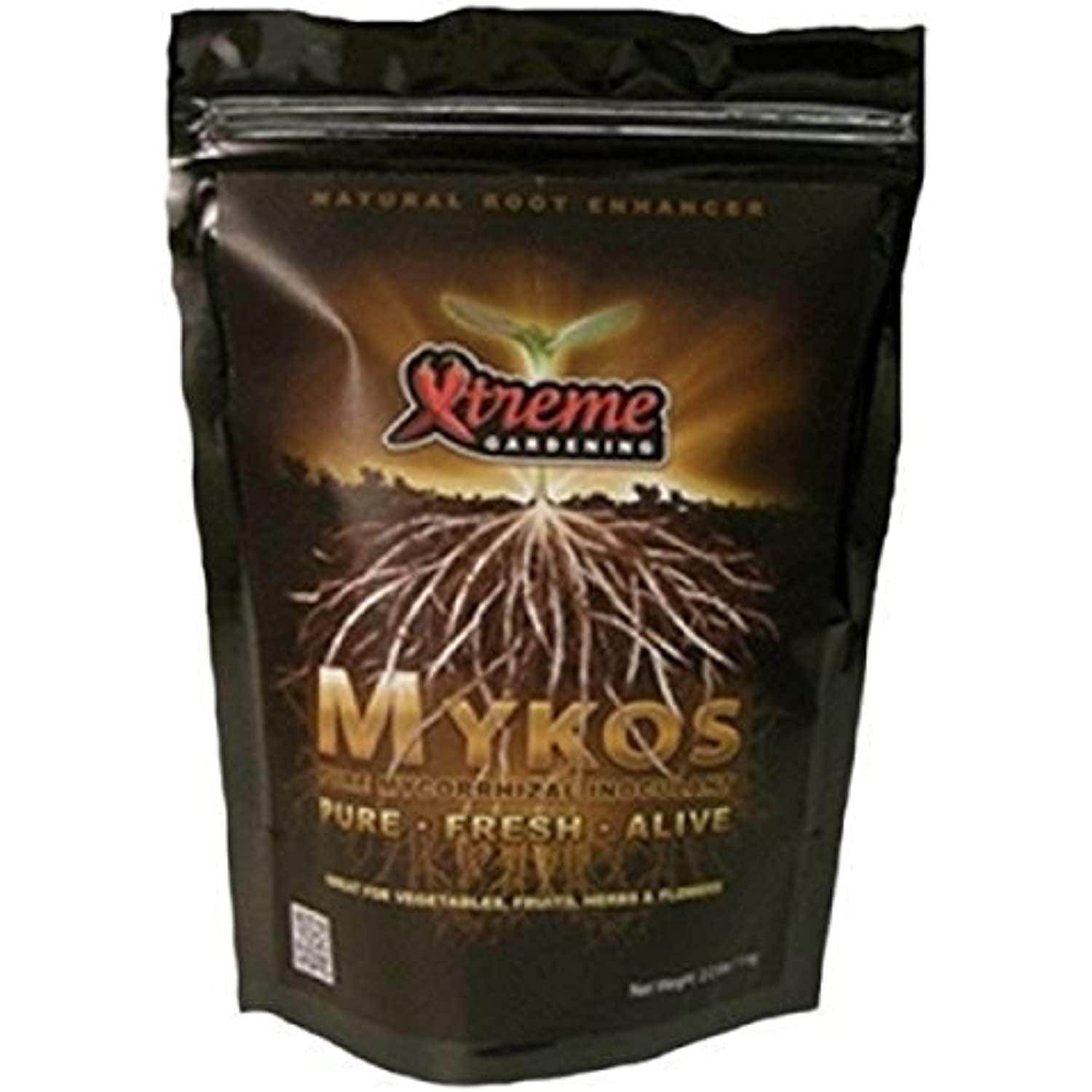 Xtreme Gardening Mykos Pure Mycorrhizal 2.2 Lb Pound Mycorrhizae Root ...