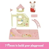 Calico Critters Baby Castle Playground, Dollhouse Playset with Figure ...