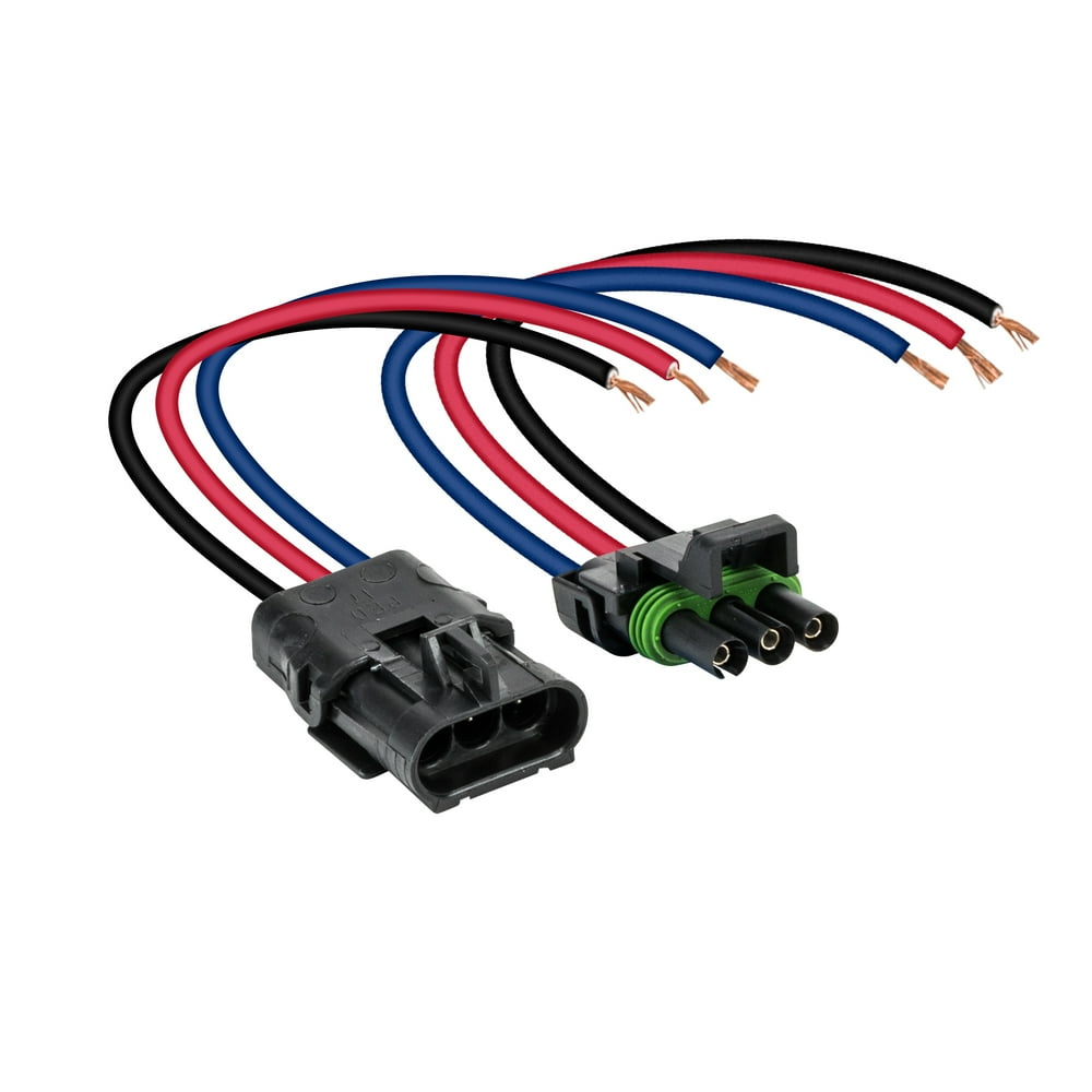 3-Wire Weather Pack Connector Kit Assembled with 10" 12 AWG Wires ...