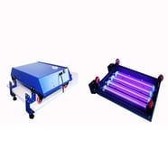 H-E 20 x 24In UV Exposure Unit 80W Silk Screen Printing Vacuum LED ...