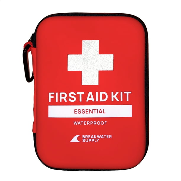 Breakwater Supply First Aid Kit for Car, Home, Office, Travel, Dorm, HSA FSA Eligible Household ...