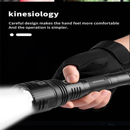 Xhp90 30w Led Flashlight Super-bright Telescopic Zoom Rechargeable ...