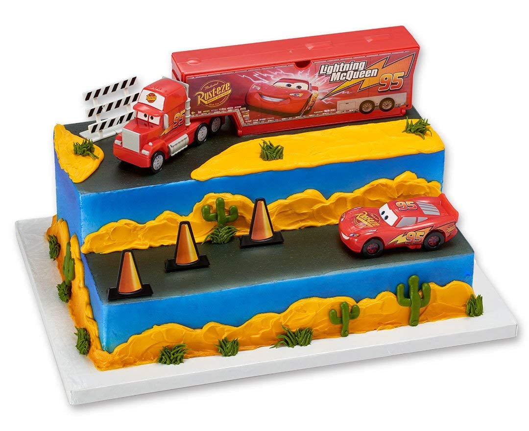 Cars Built For Speed - Cake Decorating Set - Walmart.com