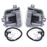 2 Rows Safety Cover Toggle Switch with Red Indicator Light Aluminum ...