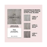 Wella Color Charm Permanent Liquid Hair Toner, 6 Pack, T14 Pale Ash ...
