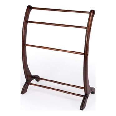 MyGift Decorative Wooden Display Ladder Rack, Tall 4.5ft, Brown, for ...