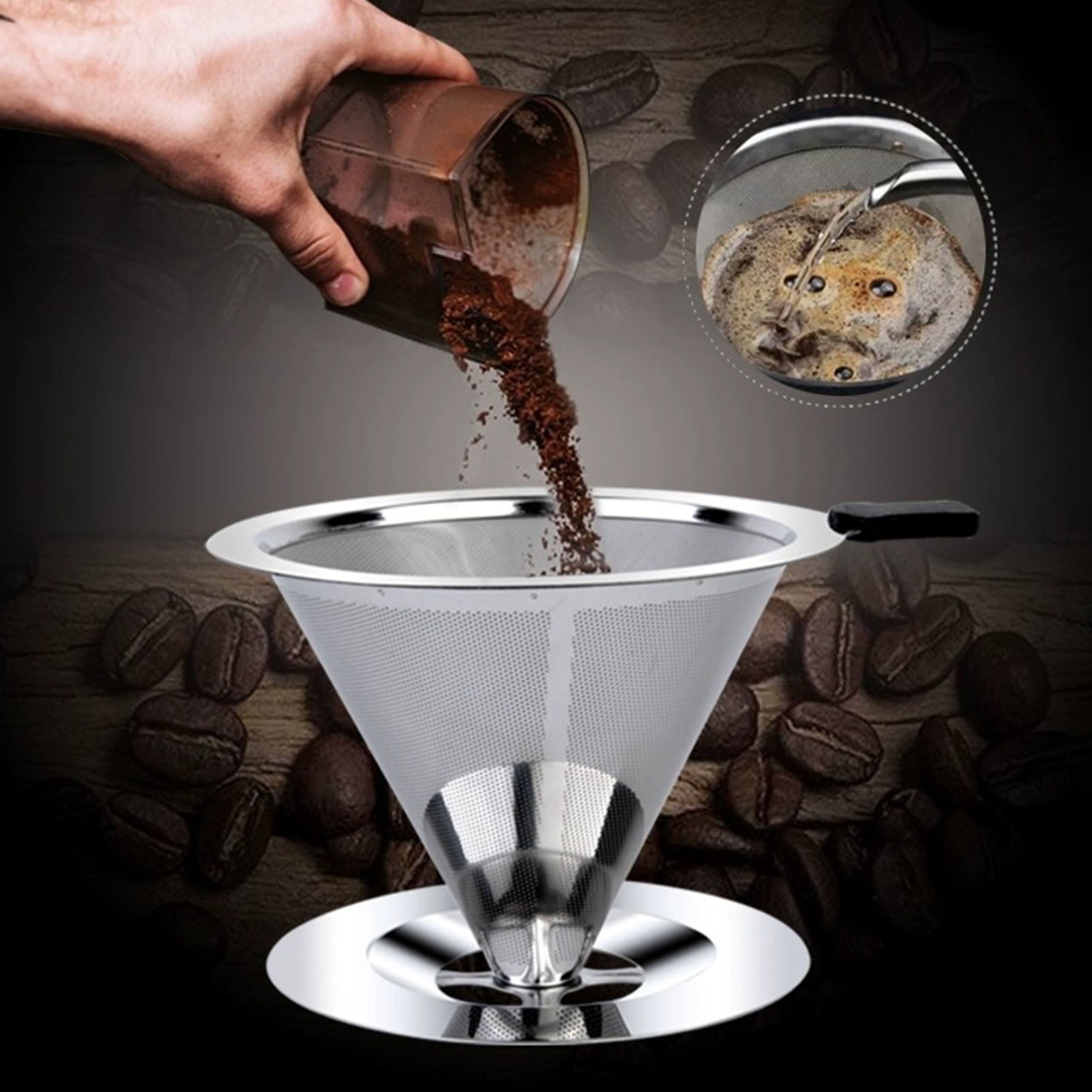 Click here for Unbranded Stainless Steel Pour Over Coffee Filter... prices