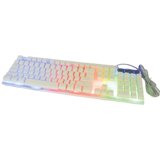Keymaster RGB Backlit Gaming Keyboard, 104 Key, Spillproof, Ergonomic ...