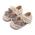 Big Kids Spring Summer Girls Fashion Shallow Mouth Lace Trim Soft Sole ...