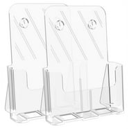 Plymor Clear Acrylic Tri-Fold Brochure Literature Holder (Wall Mount ...