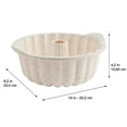 Trudeau Silicone Fluted Cake Pan - 10 Cup - Dishwasher Safe - Walmart.com