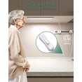 SHAANXIXIAN 16 Inch Under Cabinet Lights,Plug and Play Under Counter ...