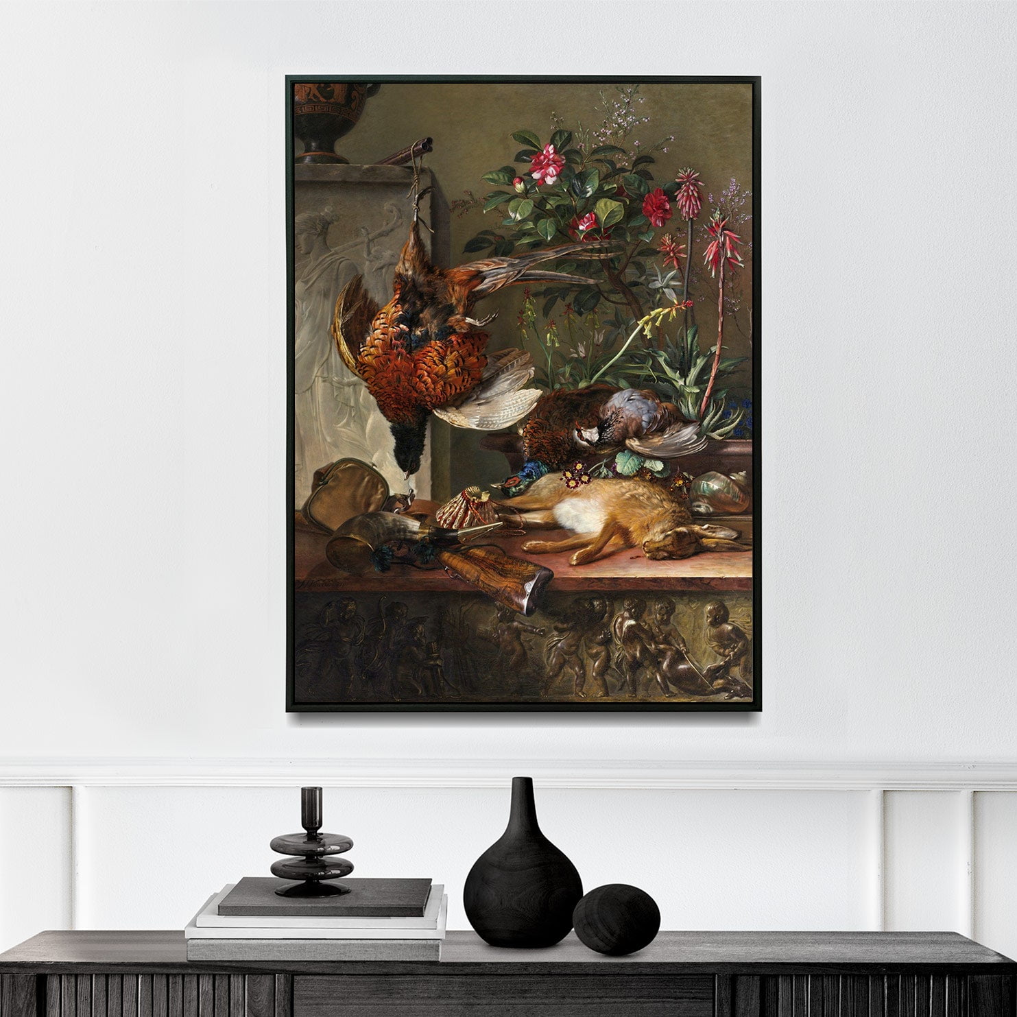 Still Life with Game and a Greek Stele: Allegory of Autumn - 1818 ...