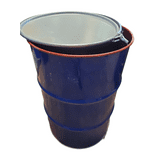 BB55 Versatile 55 Gallon Drum Burn Barrel with Removable Lid for Trash ...