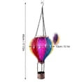 2026 NEW Outdoor Hot Air Balloon Solar Lantern with Flickering Flame ...