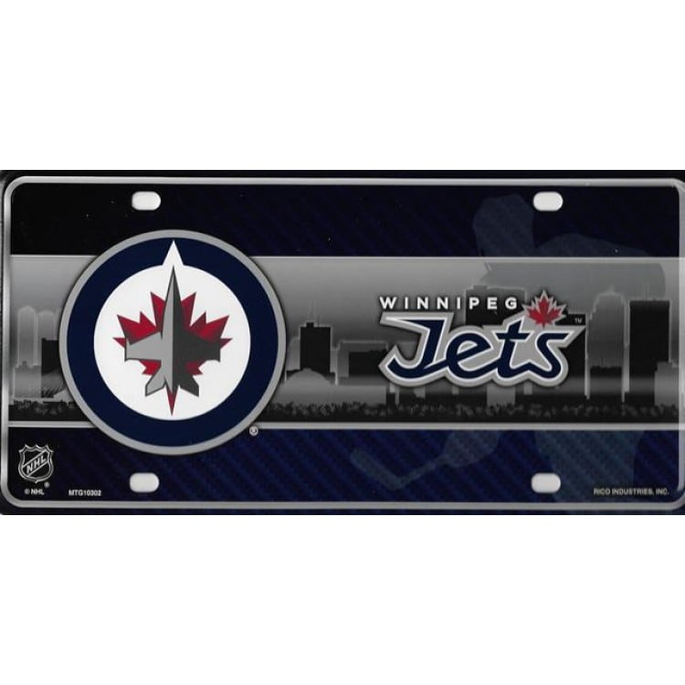 Click here for Rico Industries Winnipeg Jets Metal License Plate... prices