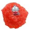 Cherry Slushy Crunchy Clear Pellet Slime ASMR Sensory Toy 4oz Hoshimi ...