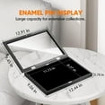 Enamel Pin Display Case 13" x 9.5", Pin Collection Display Board for ...