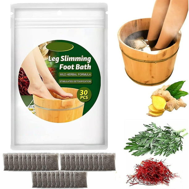 Lymphatic Drainage Ginger Foot Soak, Leg Slimming Foot Bath, Wormwood ...