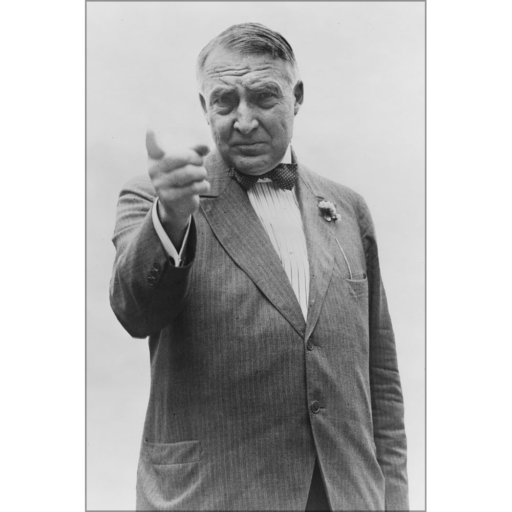 24"x36" Gallery Poster, Warren G. Harding during his campaign for ...