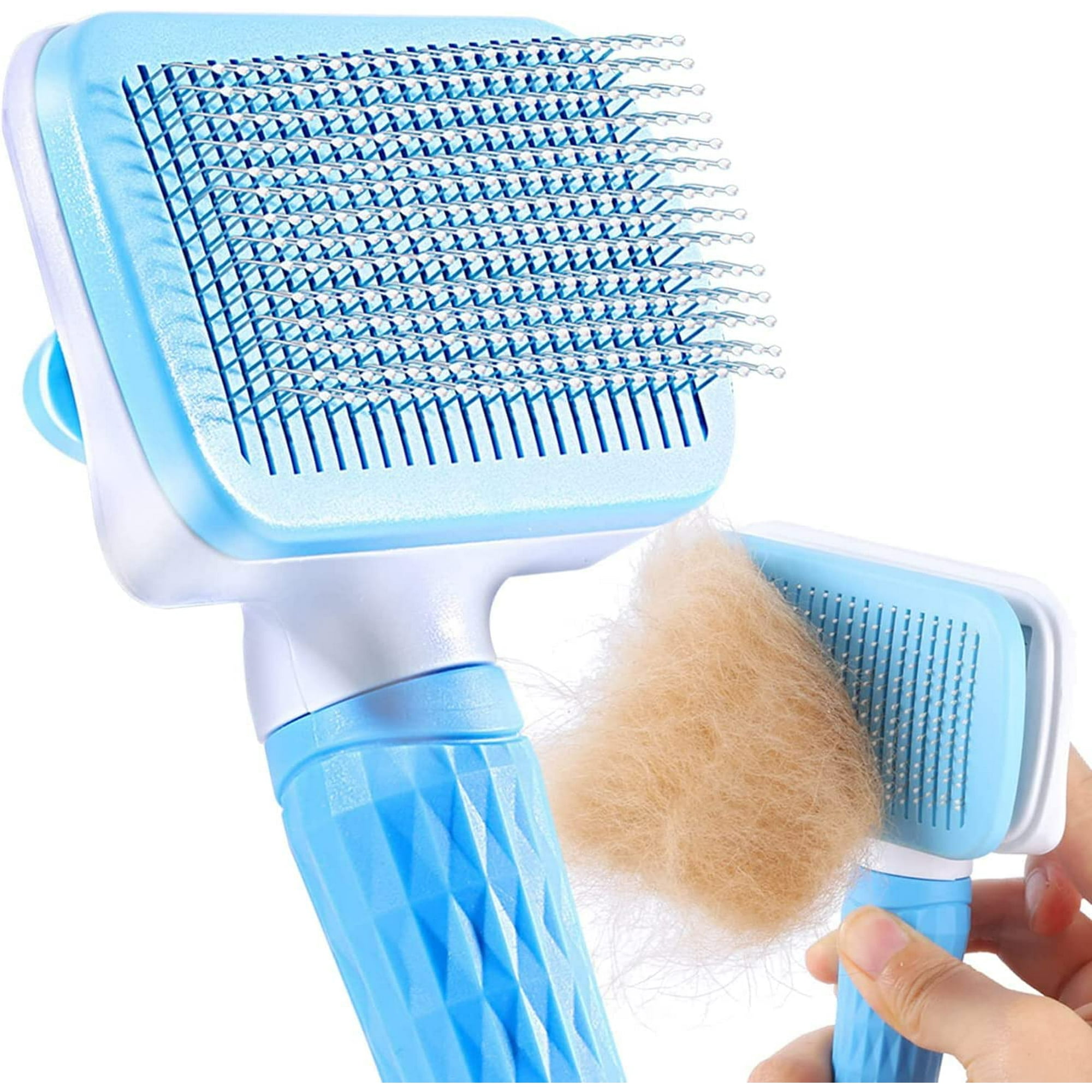 Click here for Fanshow Dog Cat Brush  Self-Cleaning Dead Hair Bru... prices