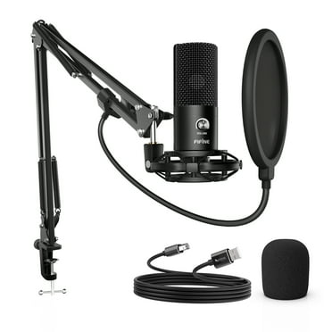 JLab Talk USB Microphone - 96k Sample Rate, 4 Modes, Mute/Volume ...
