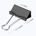 Extra Large Binder Clips 2 inch, (72 Pcs) Big Paper Clips for Office ...