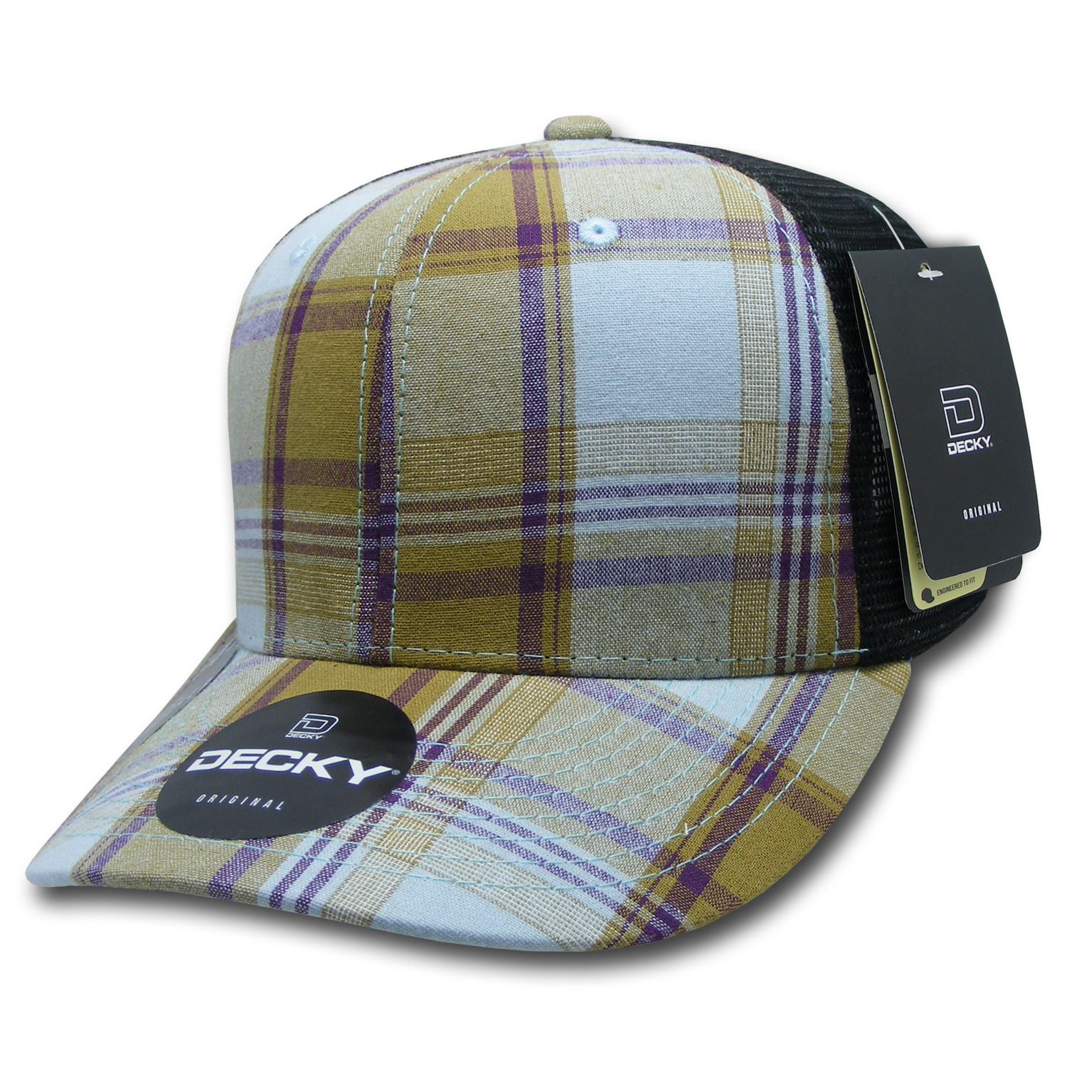 M/C Plaid, Black Mesh Cap, 210 - Walmart.com