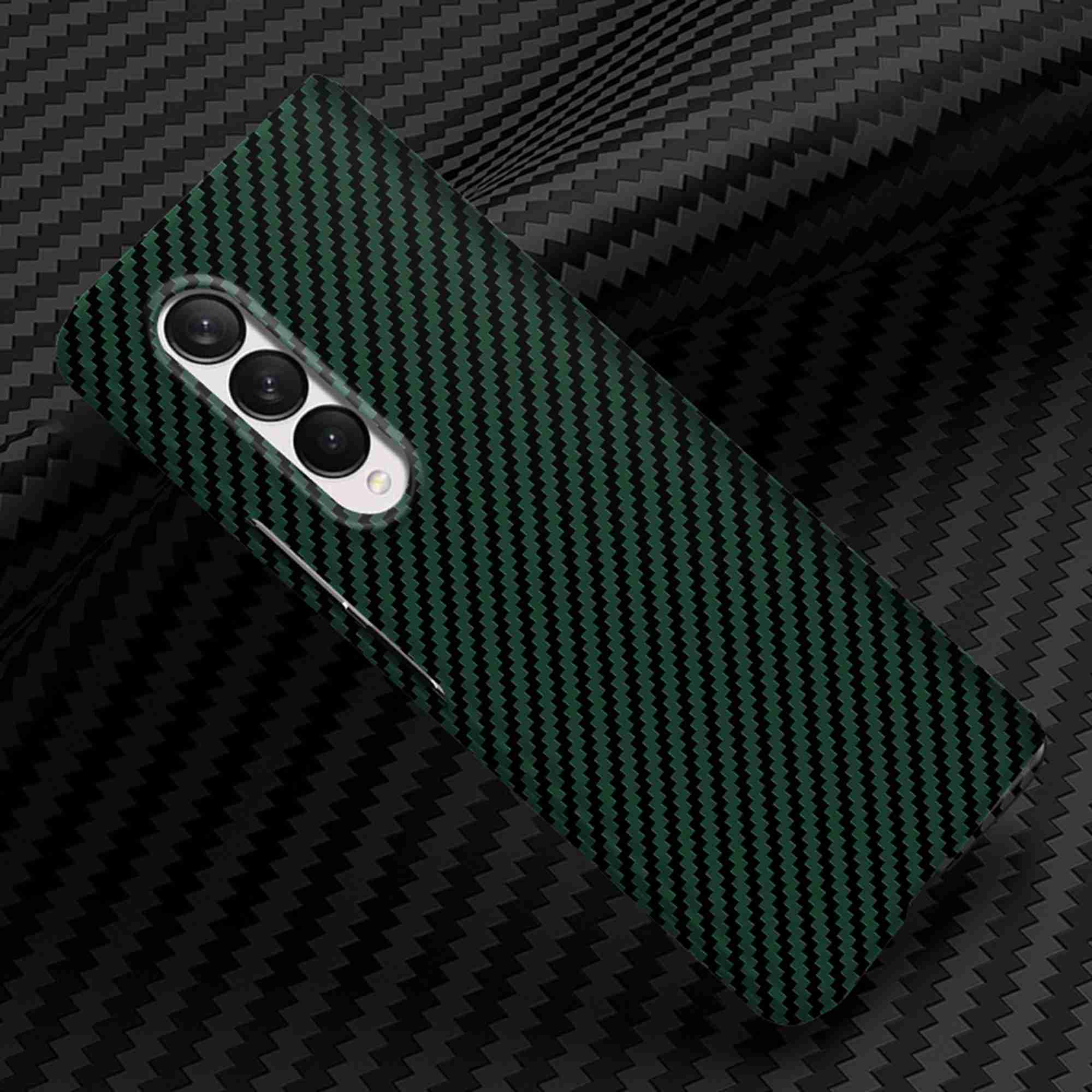 Decase Carbon Fiber Texture Phone Cases for Samsung Galaxy Z Fold 3 ...
