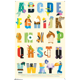 Disney Characters as the Alphabet Wall Poster with Push Pins, 22.375" x ...