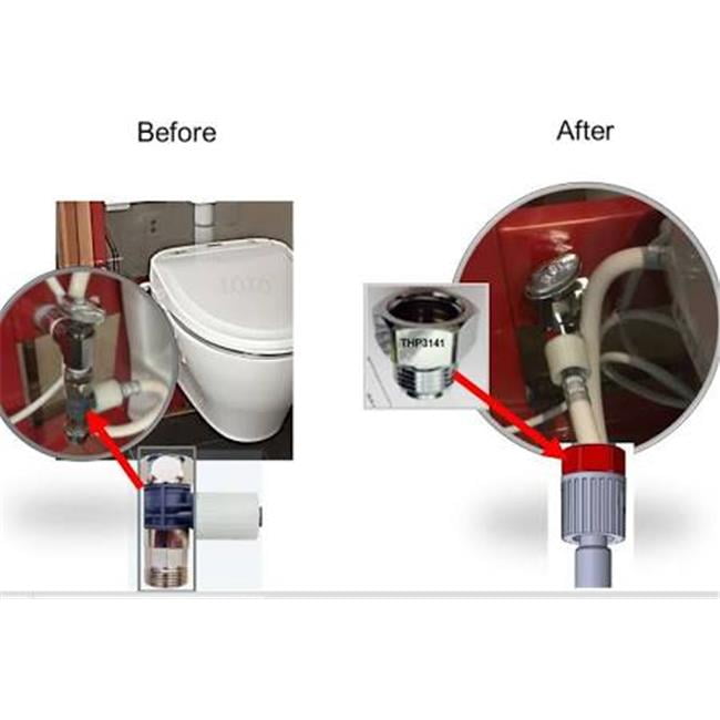Toto THP3141 Adapter Kit for Washlet 12 NPSM Connection - Walmart.com