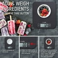 Taylor Antimicrobial 11Lb Kitchen Scale Black, Digital Food and Meat ...