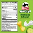 Pringles Puffed Snacks Dill Pickle and Ranch 5.5 oz Crispy Bowtie Shape ...