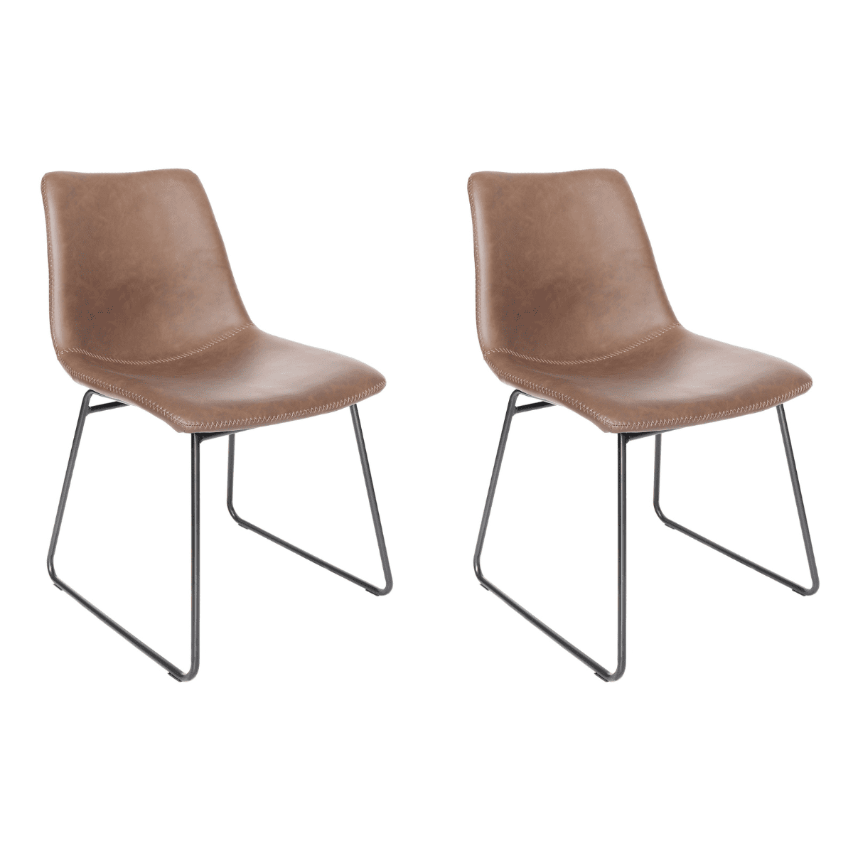 Set De 2 Sillas Para Comedor Stanza Tapizado Tipo Piel Sintetica | Bodega Aurrera en línea