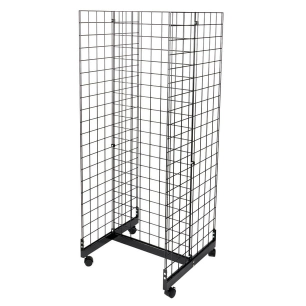2 Foot x 2 Foot Black Grid Gondola Unit - Walmart.com