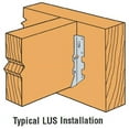 Simpson Strong-Tie LUS Galvanized Face-Mount Joist Hanger for 4x6 (Pack ...