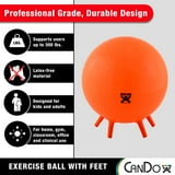 CanDo Deluxe ABS Inflatable Exercise Ball, Yellow, 17.7 Inch - Walmart.com