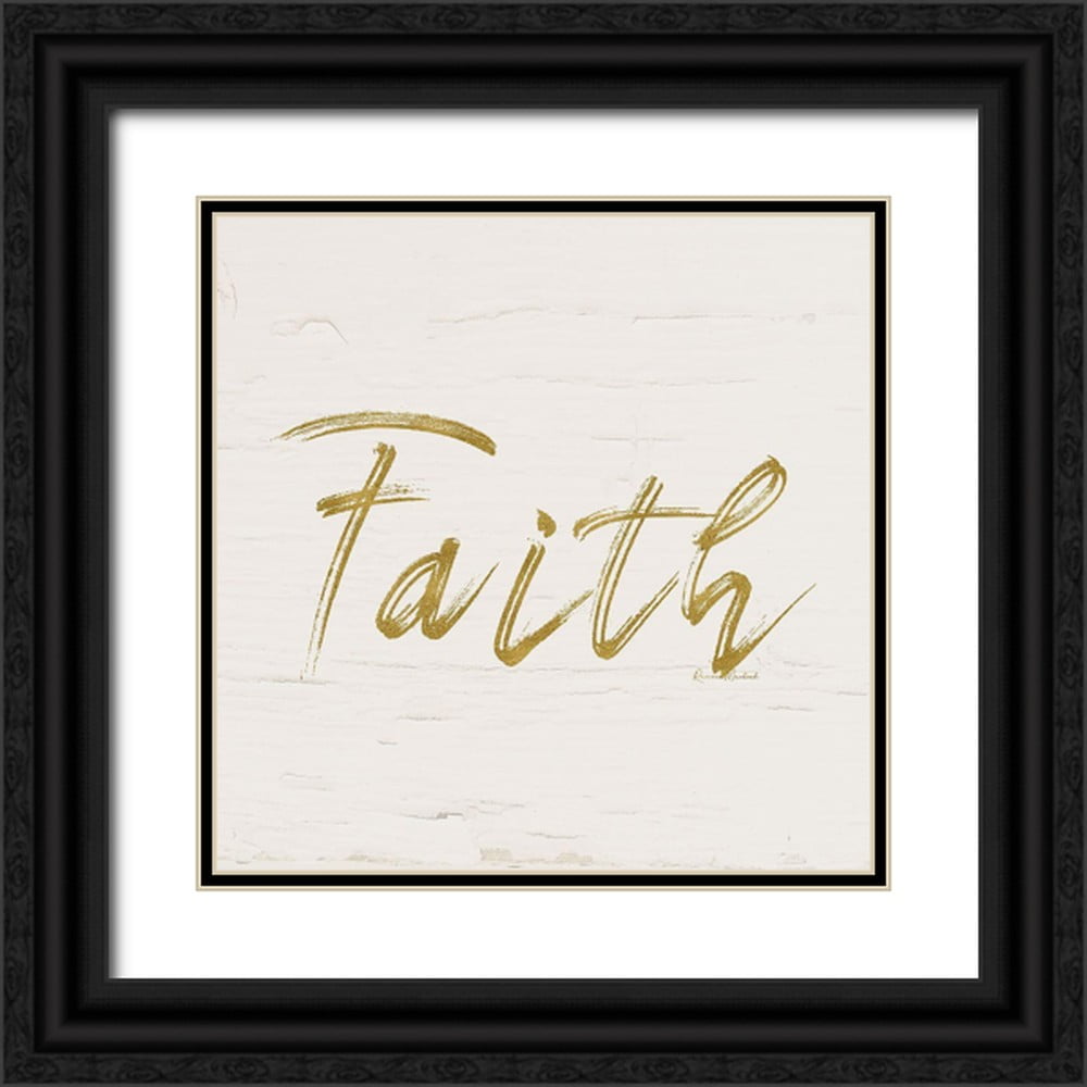 Murdock, Ramona 15x15 Black Ornate Wood Framed with Double Matting ...