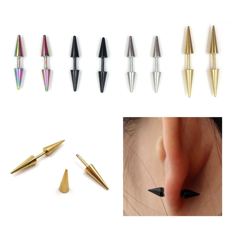 Double Sided Spike Earrings