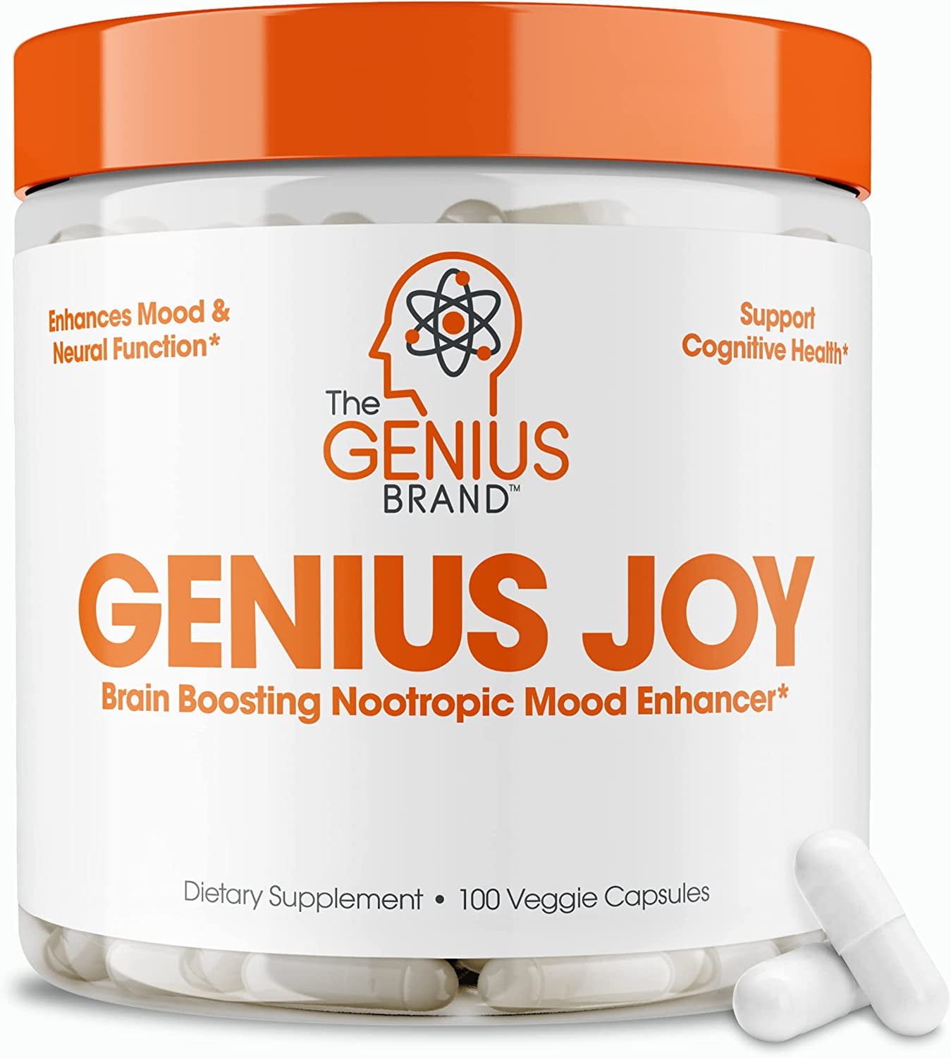 Mood Enhancing Brain Booster Supplement Vitamin-rich Nootropic Anxiety ...
