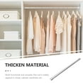 Askfic clothes hanging rods 48-80CM Adjustable Stainless Steel Closet ...